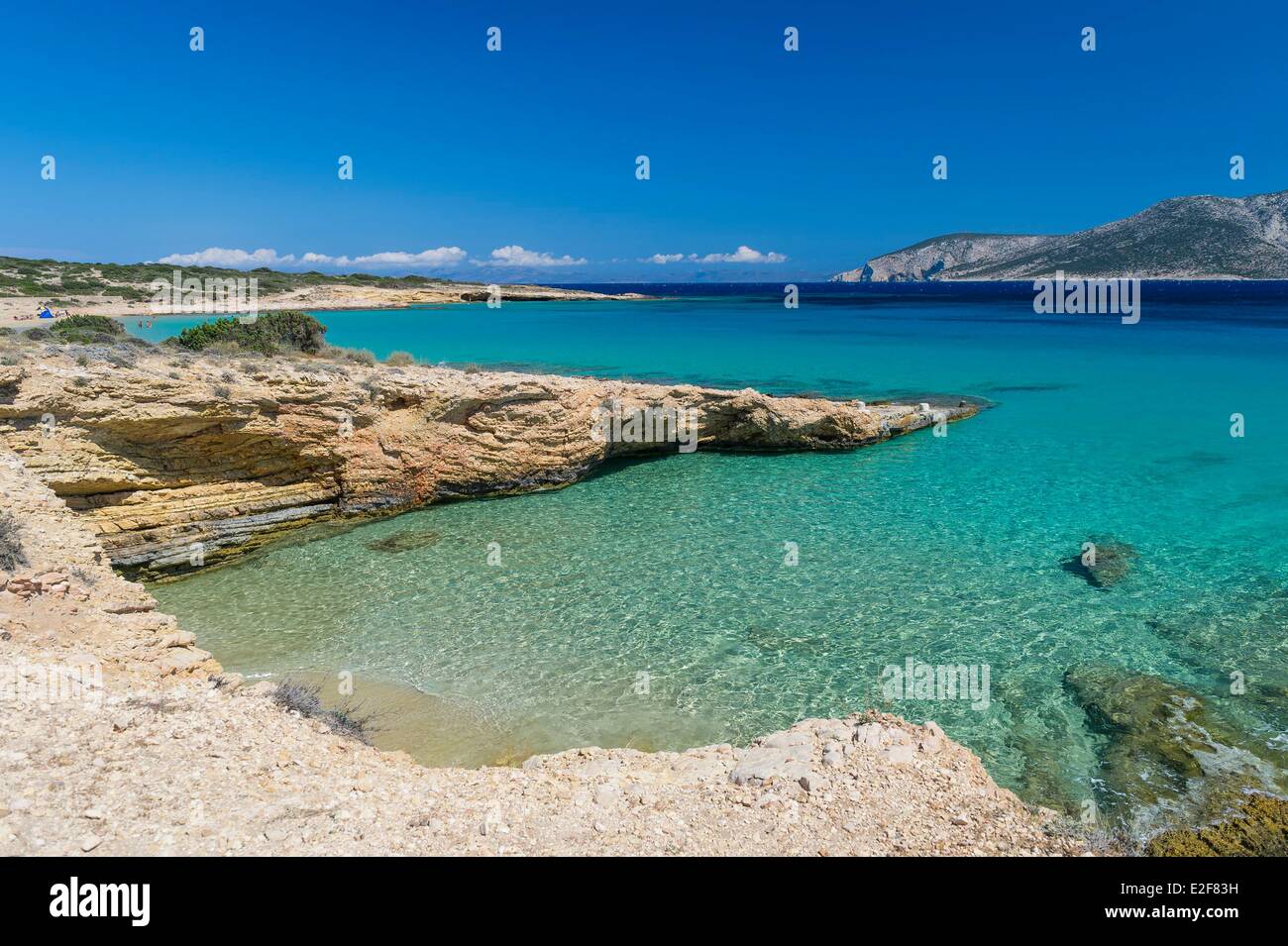 Greece, Cyclades islands, Small Cyclades, Koufonissia island Stock ...