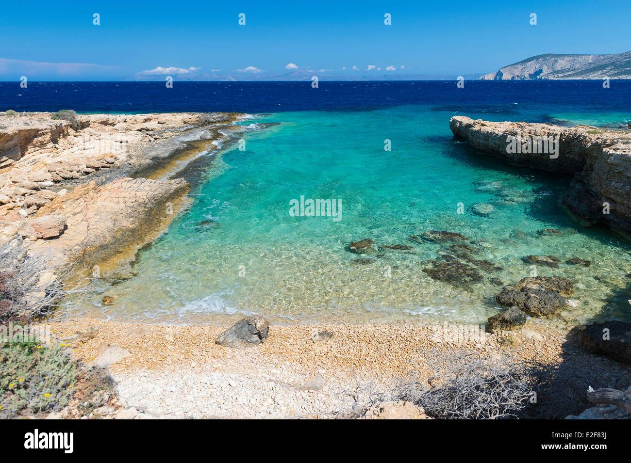 Greece, Cyclades islands, Small Cyclades, Koufonissia island Stock ...