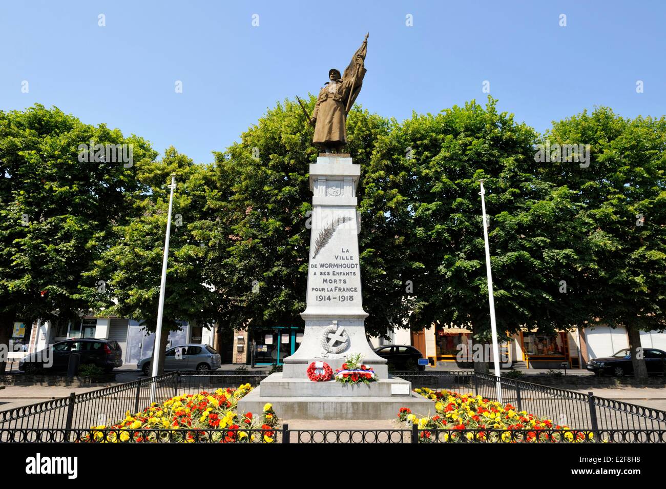 France, Nord, Wormhout, Death Monument Stock Photo - Alamy
