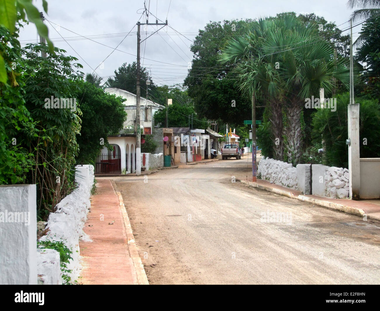 part of a mayan village in Mexico Stock Photo - Alamy