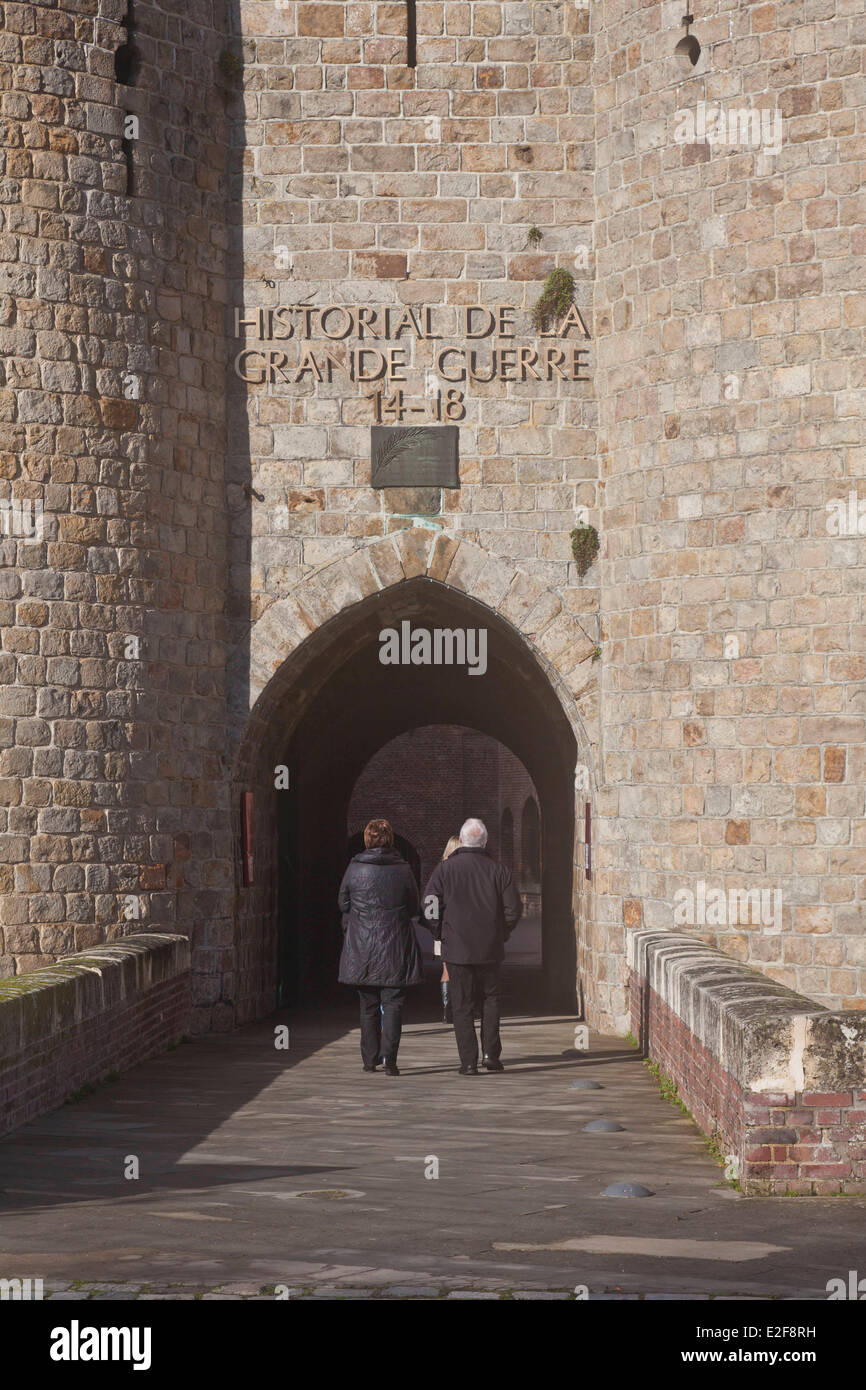 France, Somme, Peronne, Museum of the Great War museum World War Stock ...