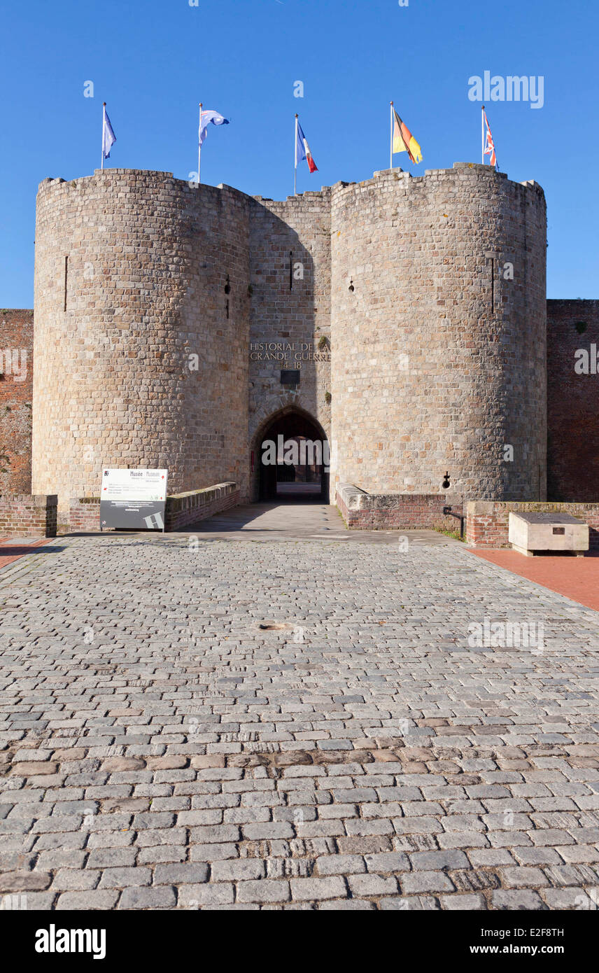 France, Somme, Peronne, Museum of the Great War museum World War Stock ...