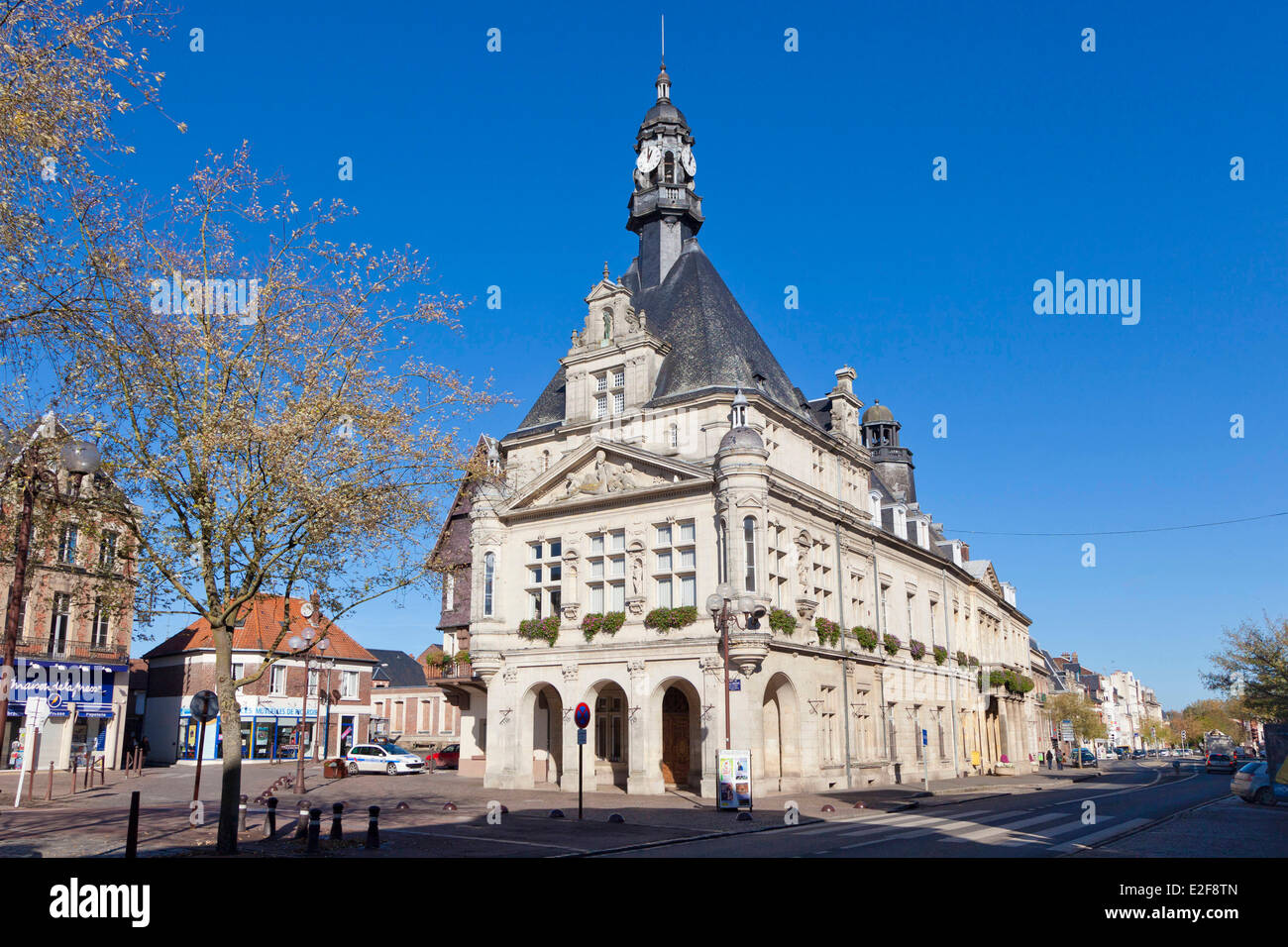 France, Somme, Peronne, Renaissance-style town hall Stock Photo - Alamy