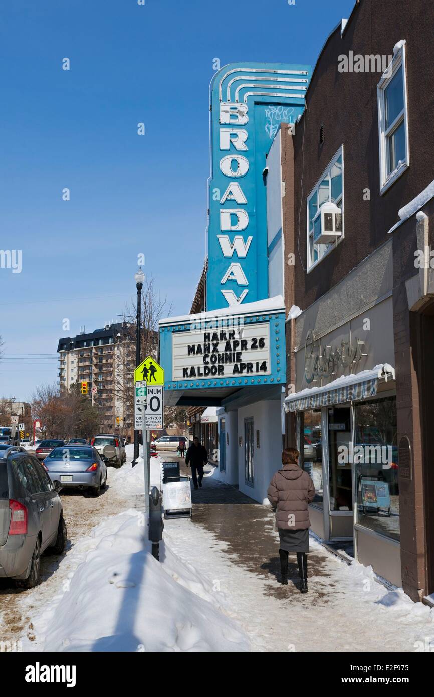 Canada, Saskatchewan, Saskatoon, Broadway Avenue, Broadway Theatre ...