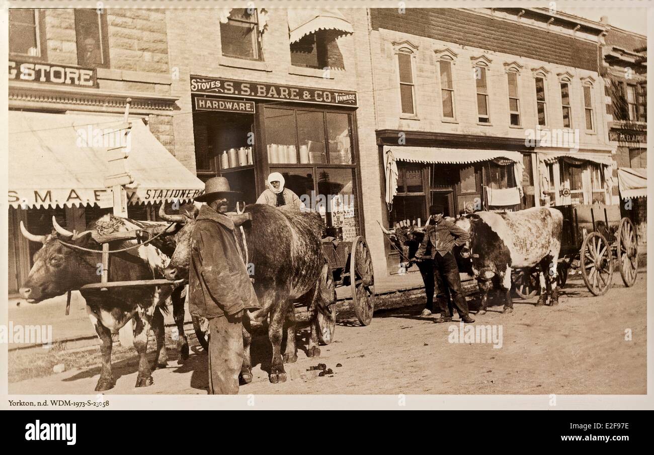 Canada, Saskatchewan, Saskatoon, Western Development Museum, old photo ...