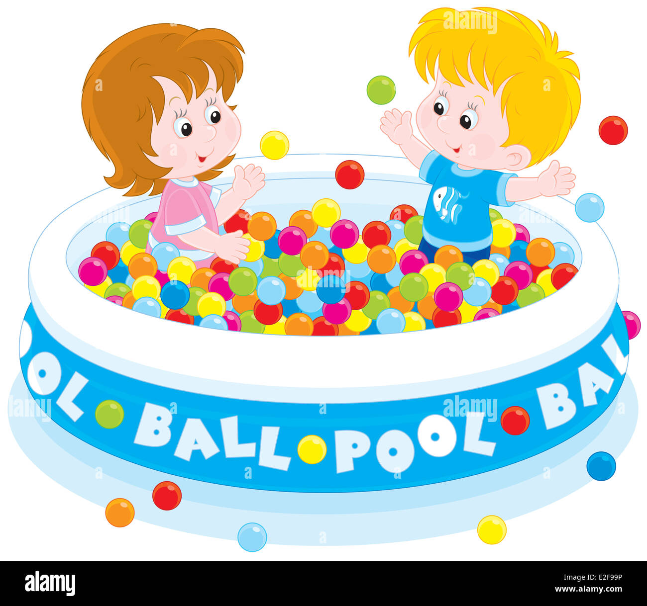 Children playing in a school playground Cut Out Stock Images & Pictures ...