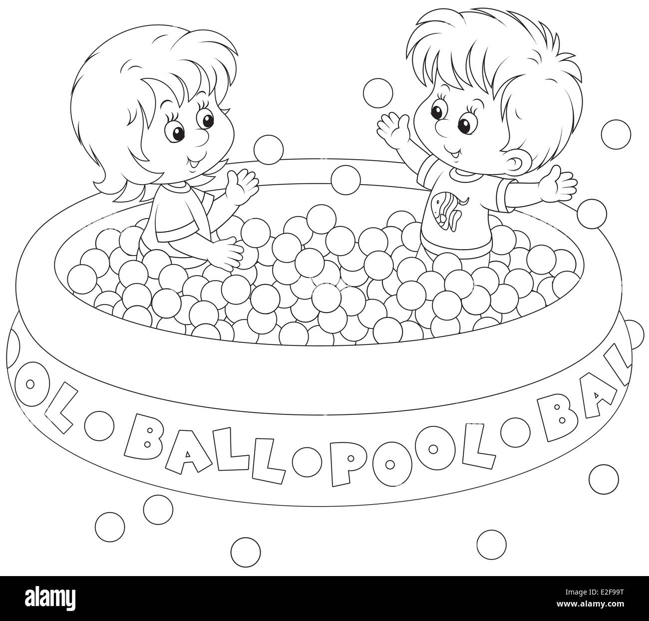 Children playing in a school playground Cut Out Stock Images & Pictures ...