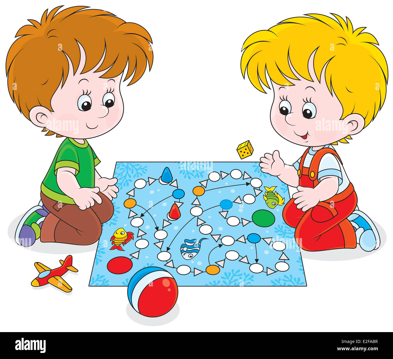 Kids playing under table hi-res stock photography and images - Alamy