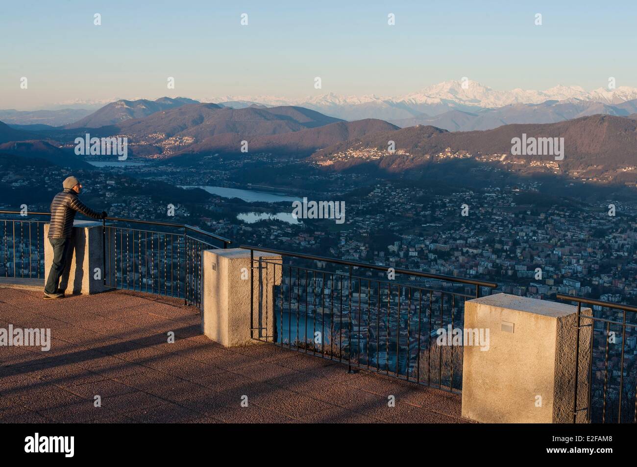 Monte Bre Lugano Ticino Switzerland High Resolution Stock Photography ...