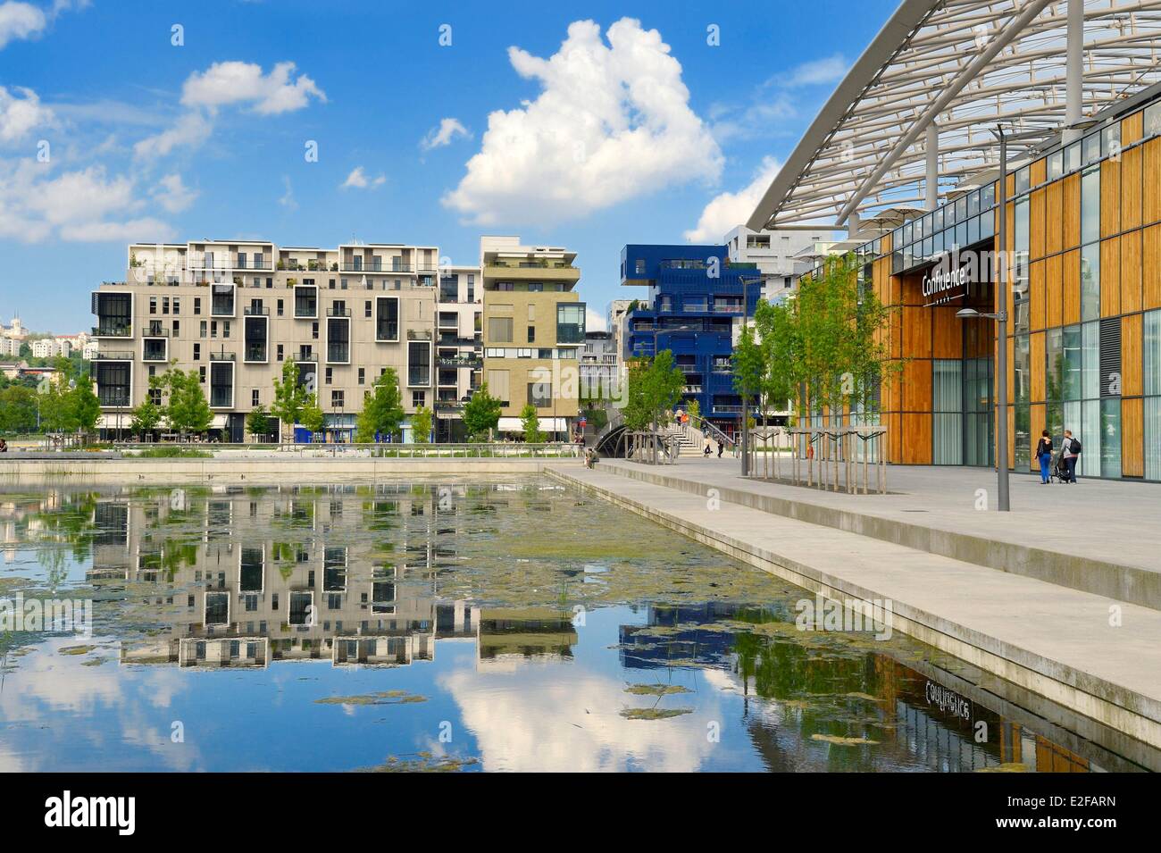 France Rhone Lyon La Confluence new district in the South of the Presqu ...