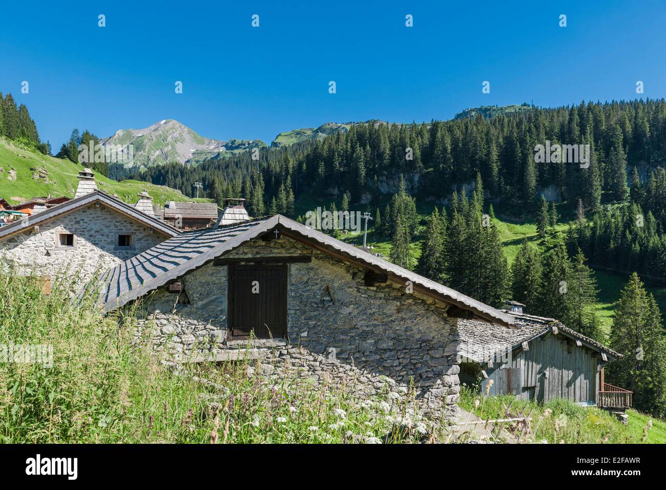 Les lindarets hamlet hi-res stock photography and images - Alamy
