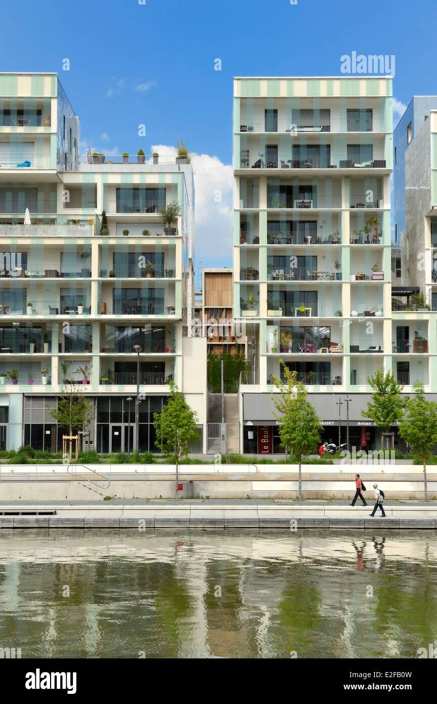 France Rhone Lyon La Confluence new district in the South of the Presqu ...