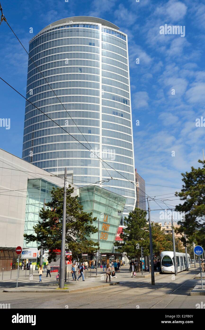 France, Rhone, Lyon, la Part-Dieu district, the La Part-Dieu Shopping ...