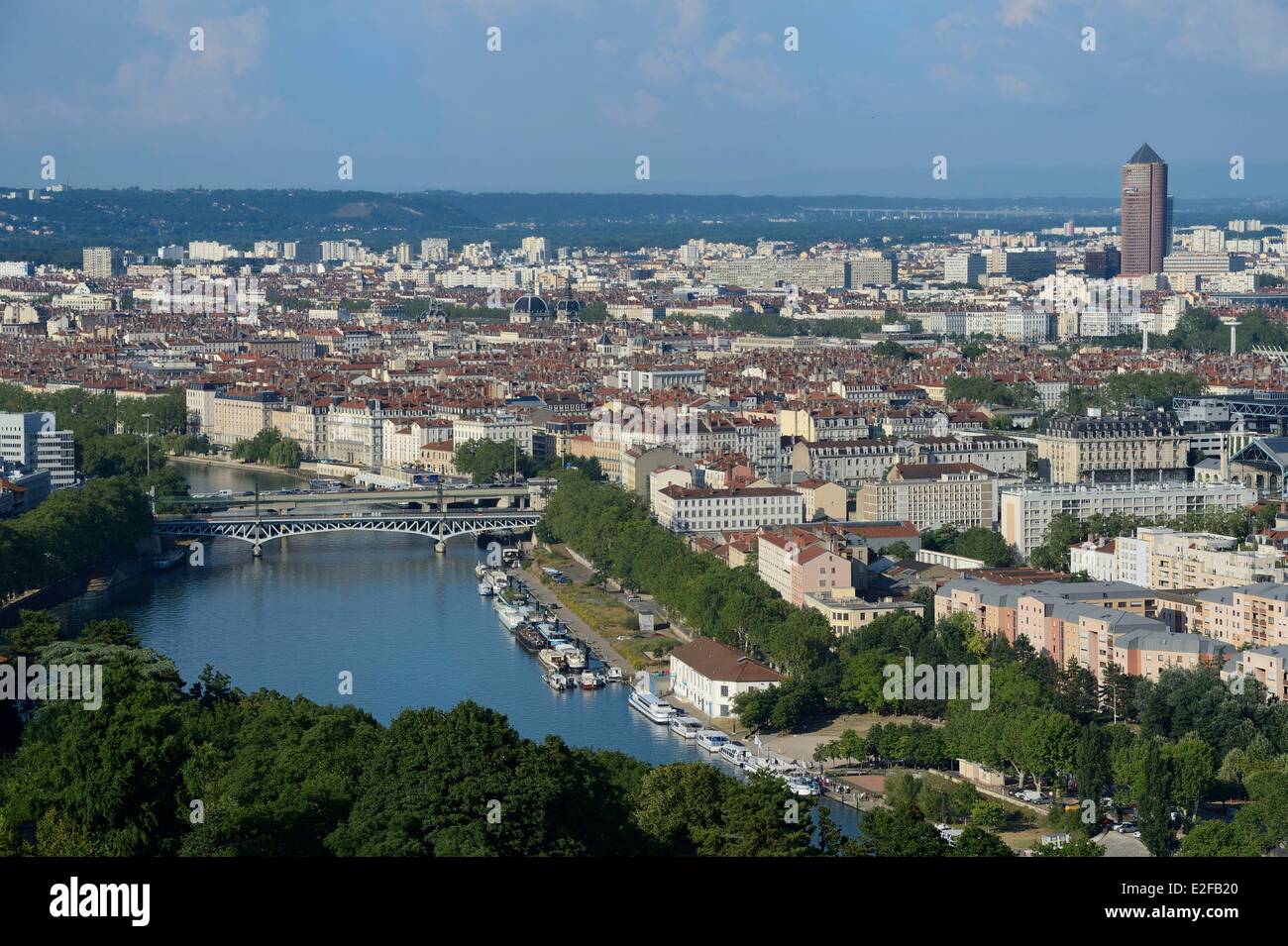 Bridge over the river rhone hi-res stock photography and images - Alamy