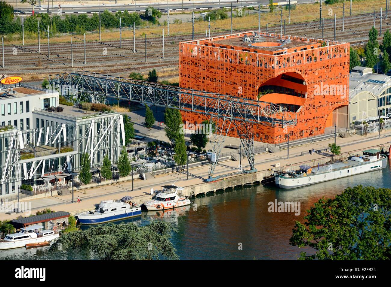 France Rhone Lyon La Confluence new district in the South of the Presqu ...