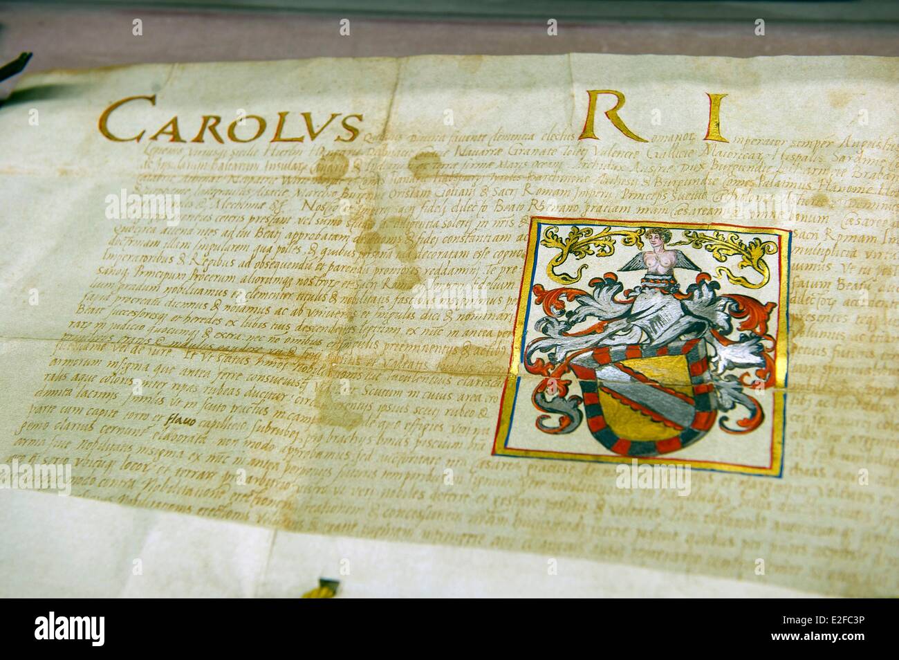 France Bas Rhin Selestat humanistic library Beatus Rhenanus: letter of ...