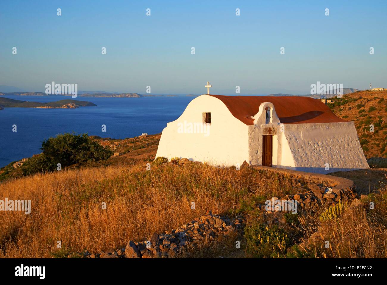 Greece patmos chapel hi-res stock photography and images - Alamy