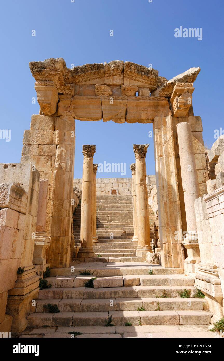 Jordan, Jerash Governorate, Jerash, ancient city of Gerasa, gateway to ...