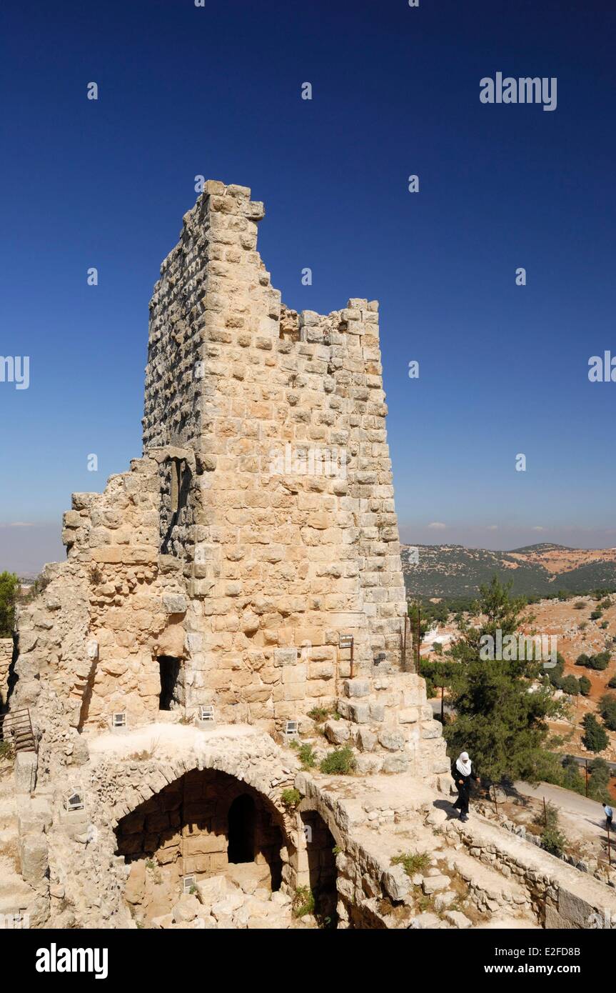 Jordan Ajilun Governorate Ajlun Ajlun castle or Arab fortress of Rabah ...