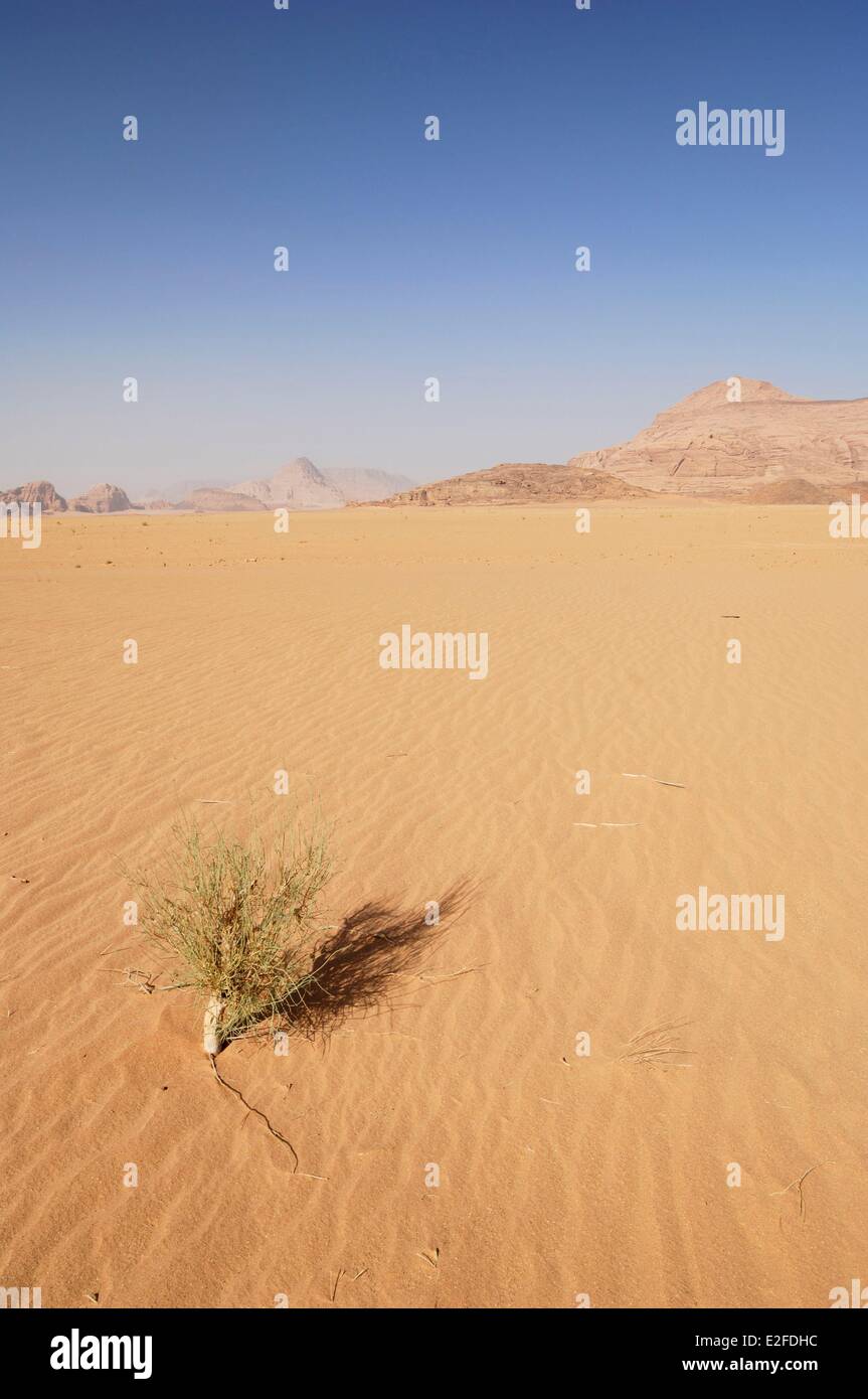 Jordan, Aqaba Governorate, Diseh, desert and its mountains Stock Photo ...
