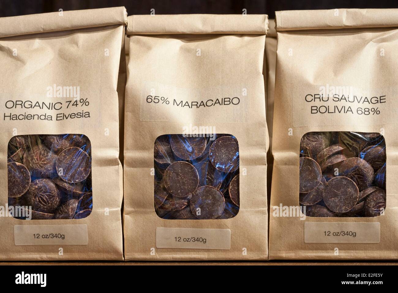 United States, Oregon, Portland, Cocoa shop founded in 2006 by Jesse ...