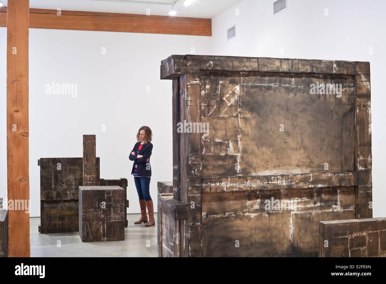 United States, Oregon, Portland, Elizabeth Leach Gallery, exhibition of ...