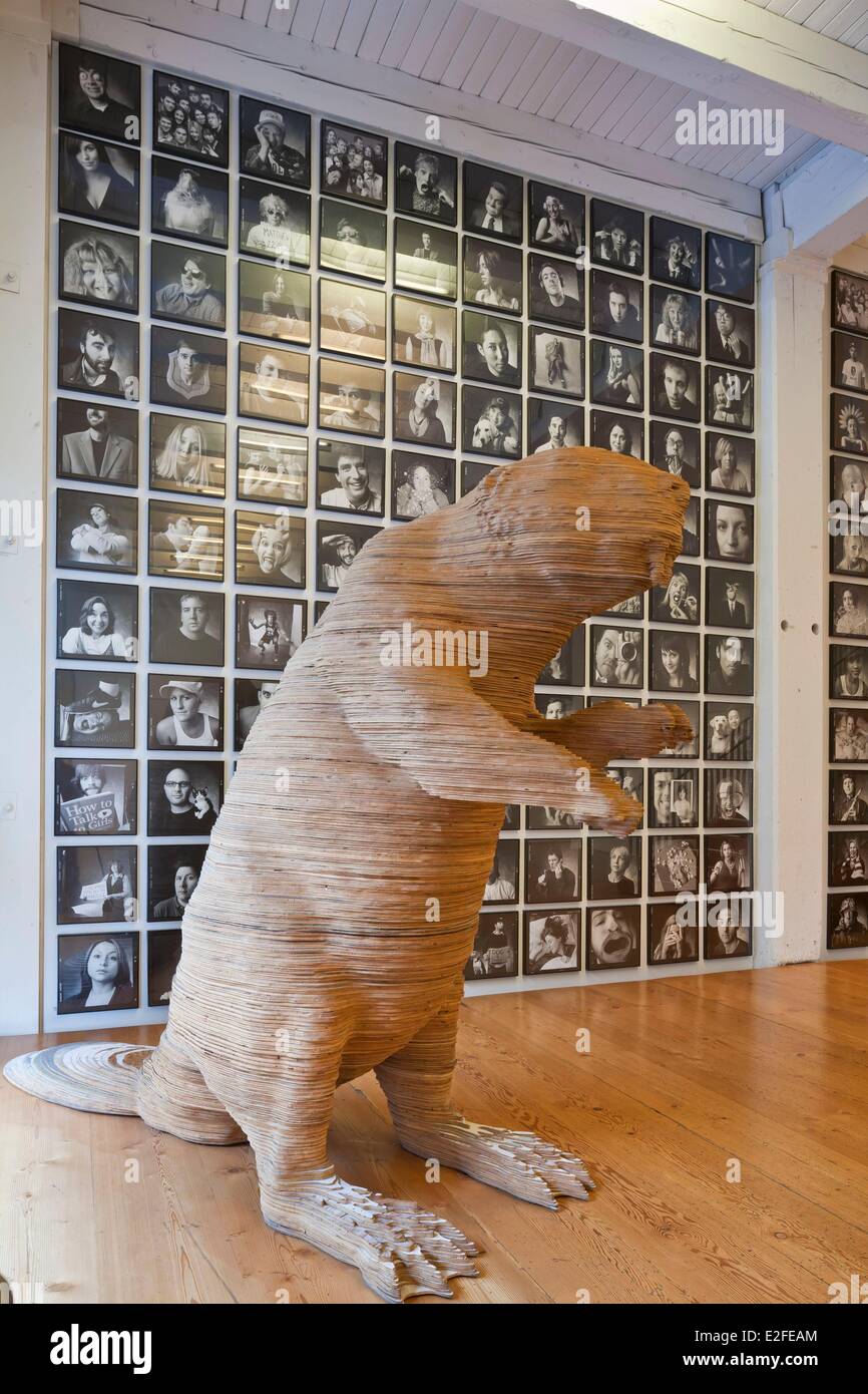 United States Oregon Portland Pearl District office lobby of ...