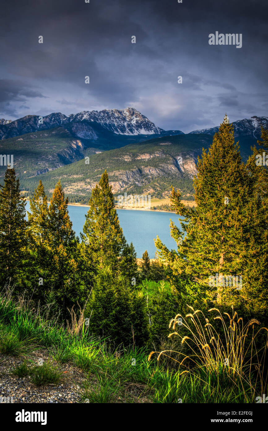 Scenic Columbia Lake area British Columbia Canada Stock Photo - Alamy