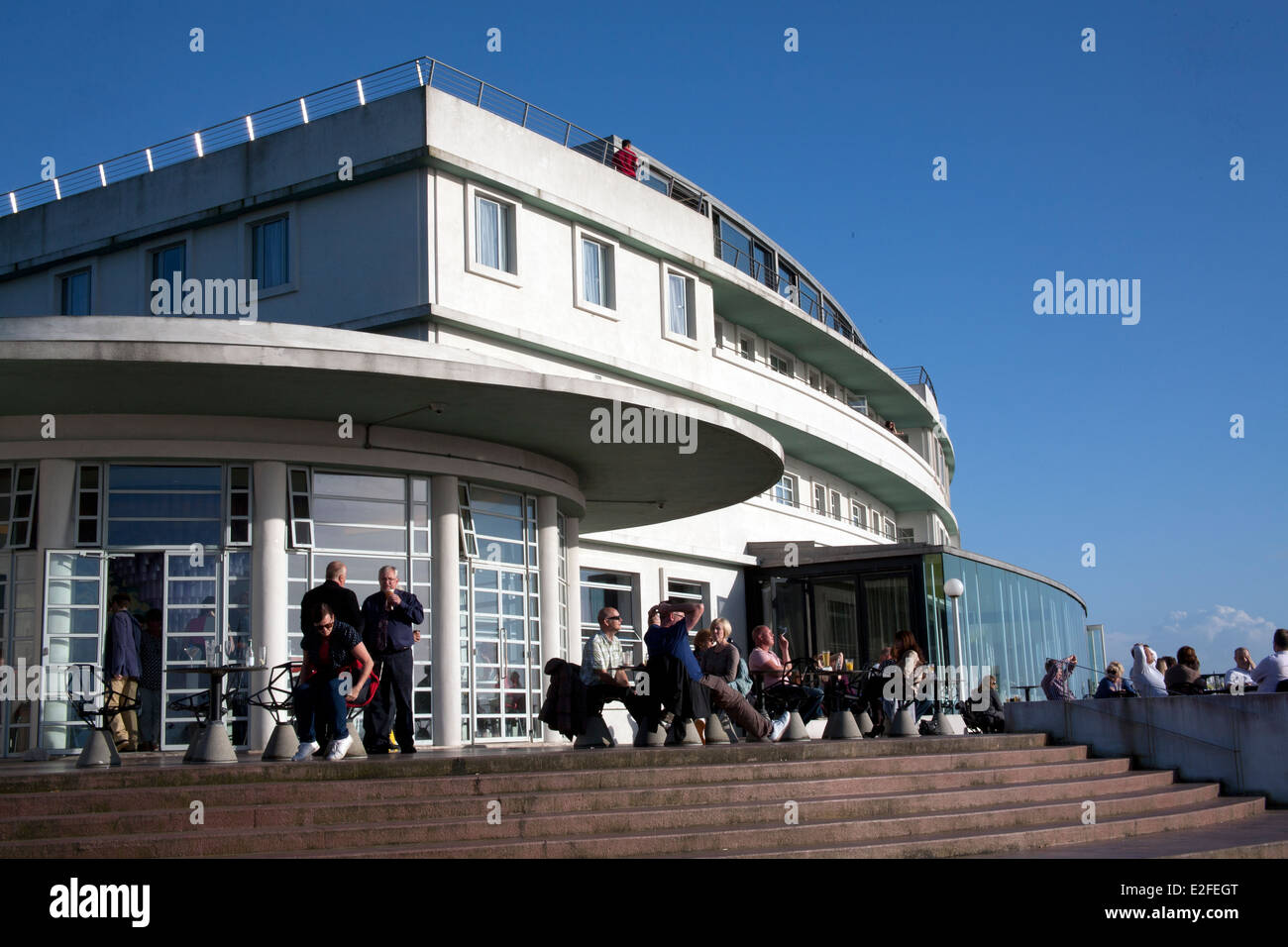 The Midland Hotel, Morecambe Bay Lancashire England UK Stock Photo - Alamy