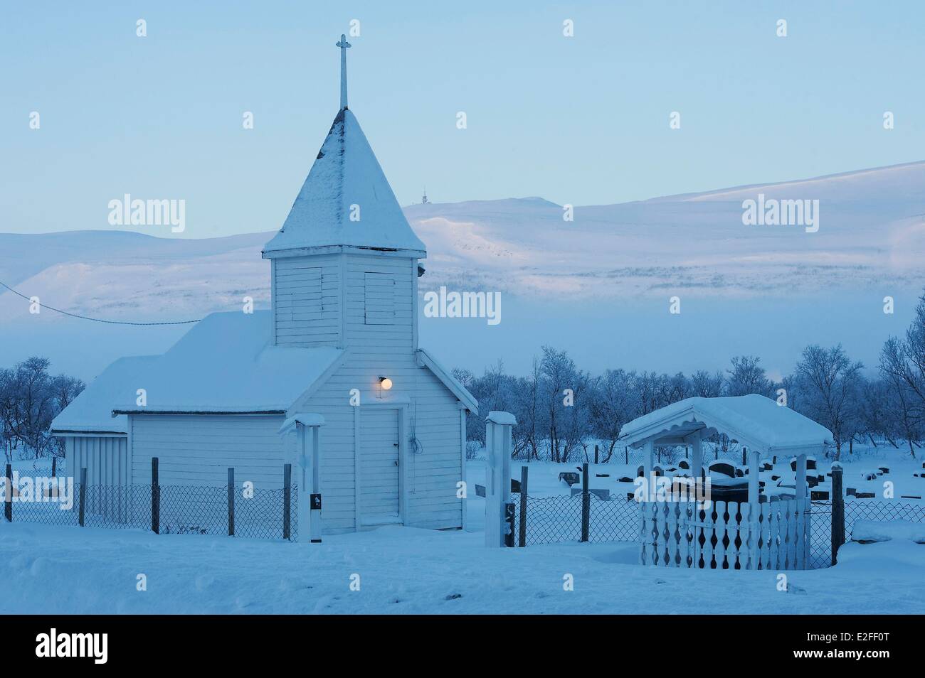 Norway, Finnmark County, Varanger peninsula, Winter, polar night Stock ...