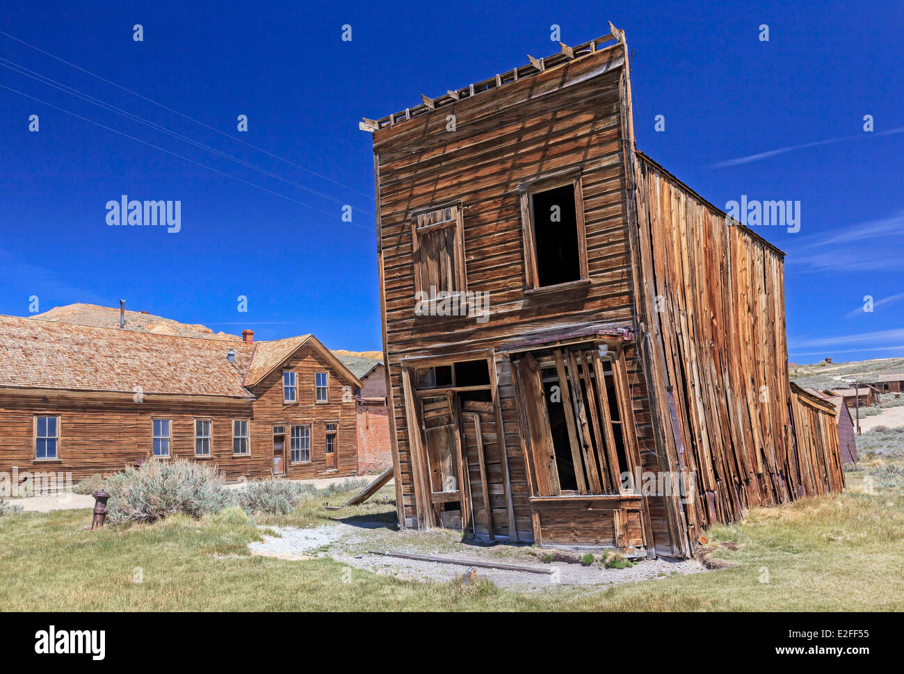 United States, California, Bodie State Historic Park, the gold mining ...