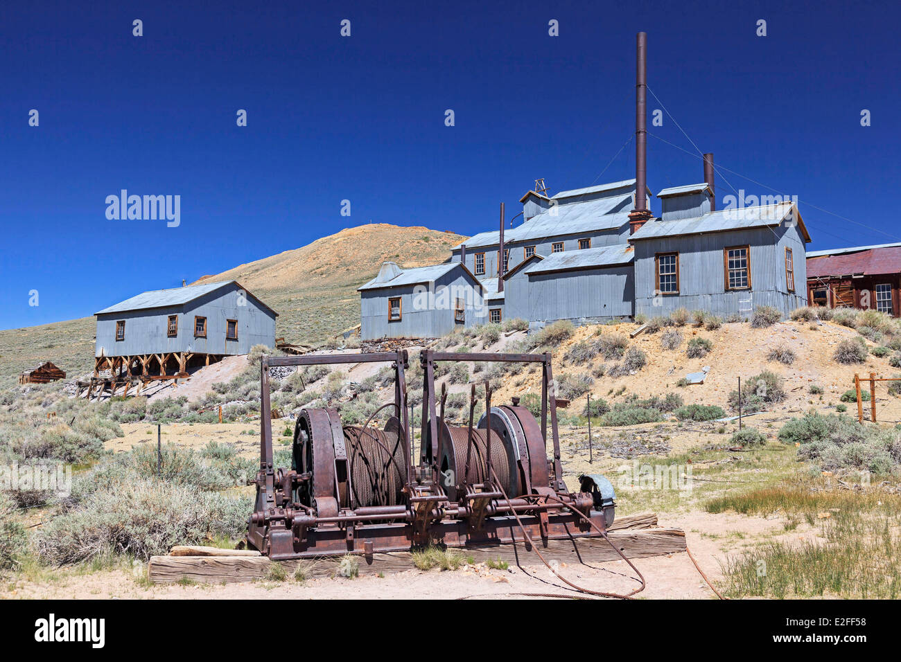 United States California Bodie State Historic Park the gold mining ...