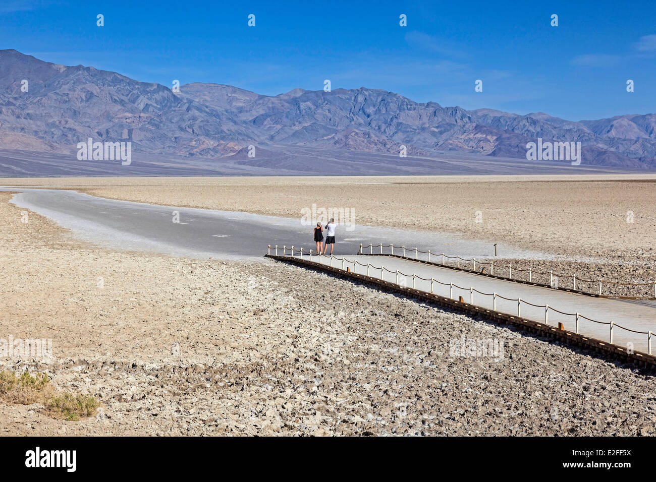 United States California Death Valley National Park Badwater elevation ...