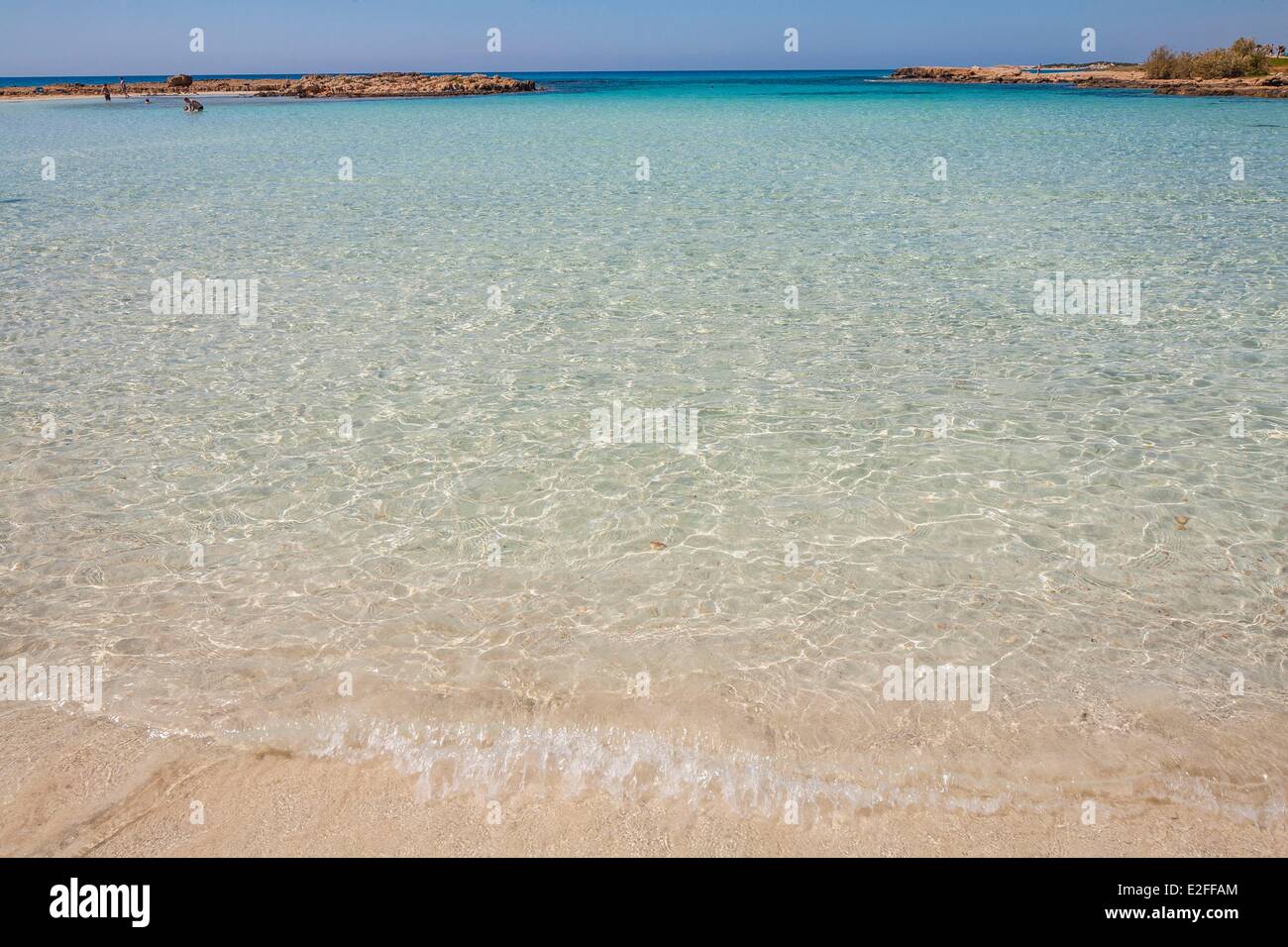Cyprus, Famagusta district, Ayia Napa, Nissi Beach Stock Photo - Alamy