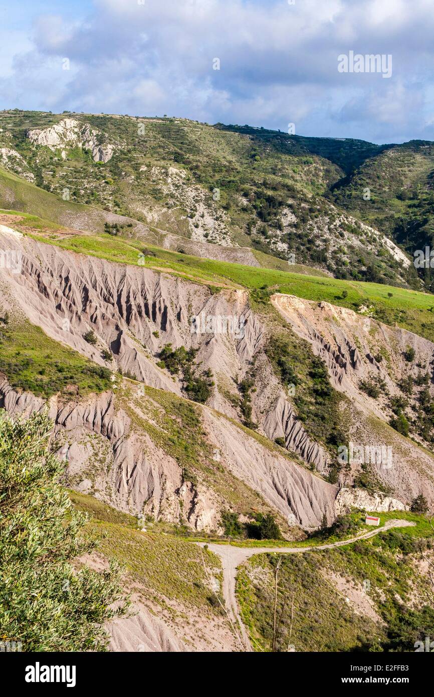 Cyprus, Kathikas, Orthodox chapel lost in nature Stock Photo - Alamy