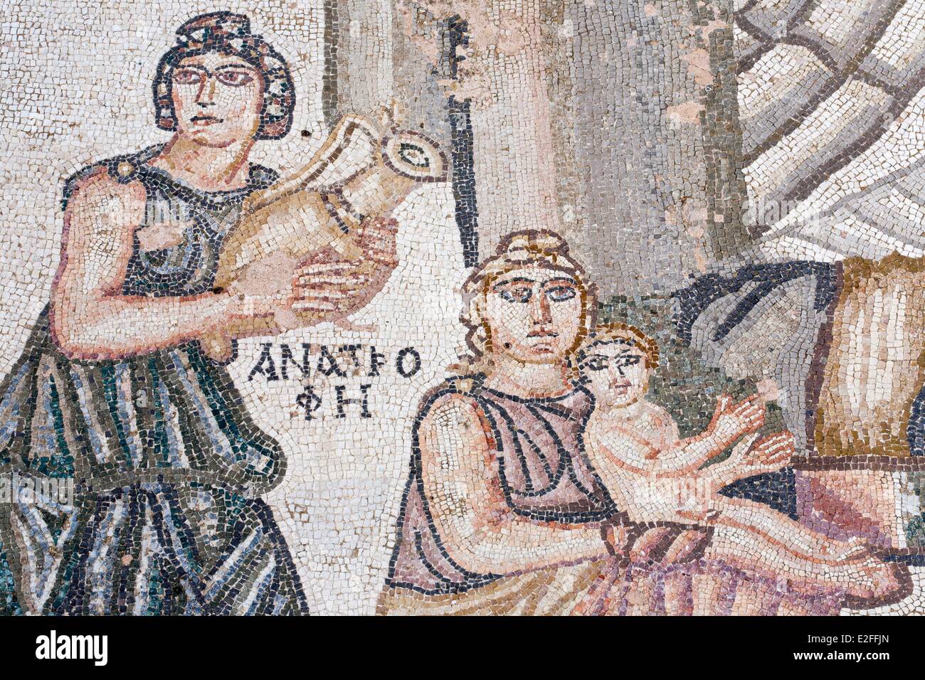 Cyprus Paphos archaeological site of the ancient Roman city listed as ...