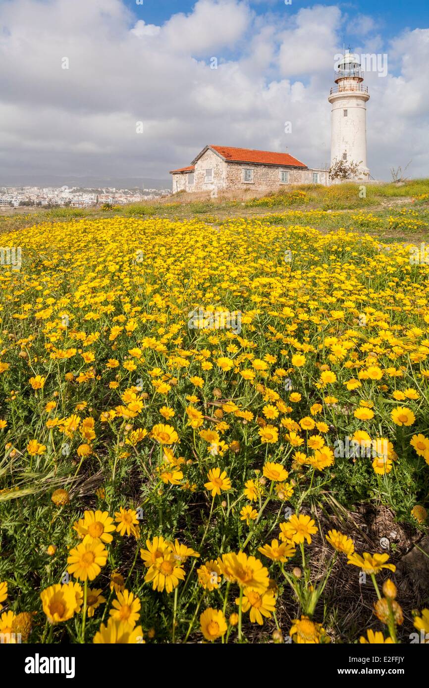 Cyprus, Paphos, lighthouse Stock Photo - Alamy