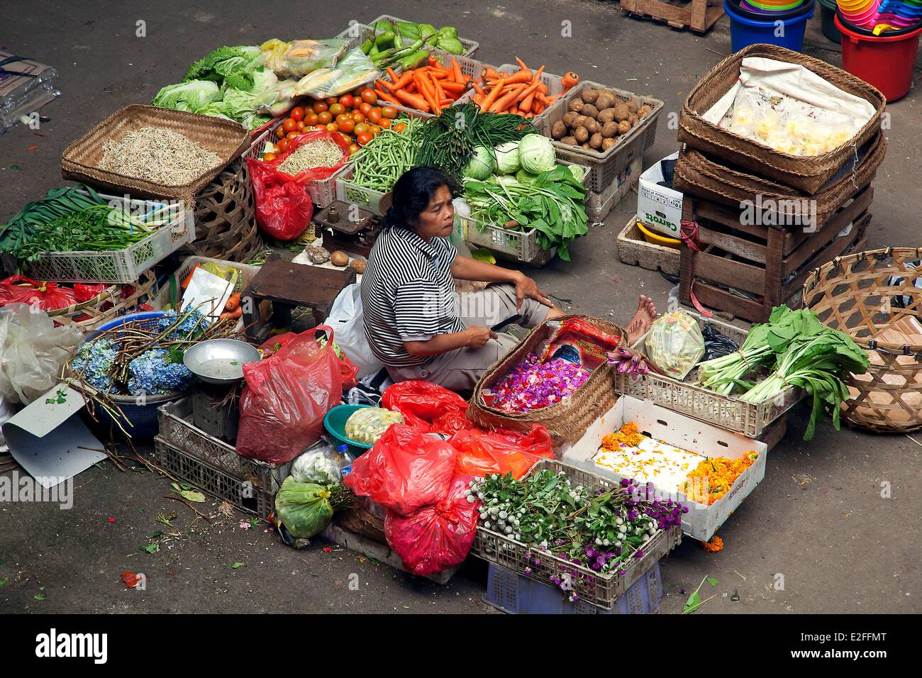 Indonesia, Bali, Ubud, Pasar Seni, the craft market Stock Photo - Alamy