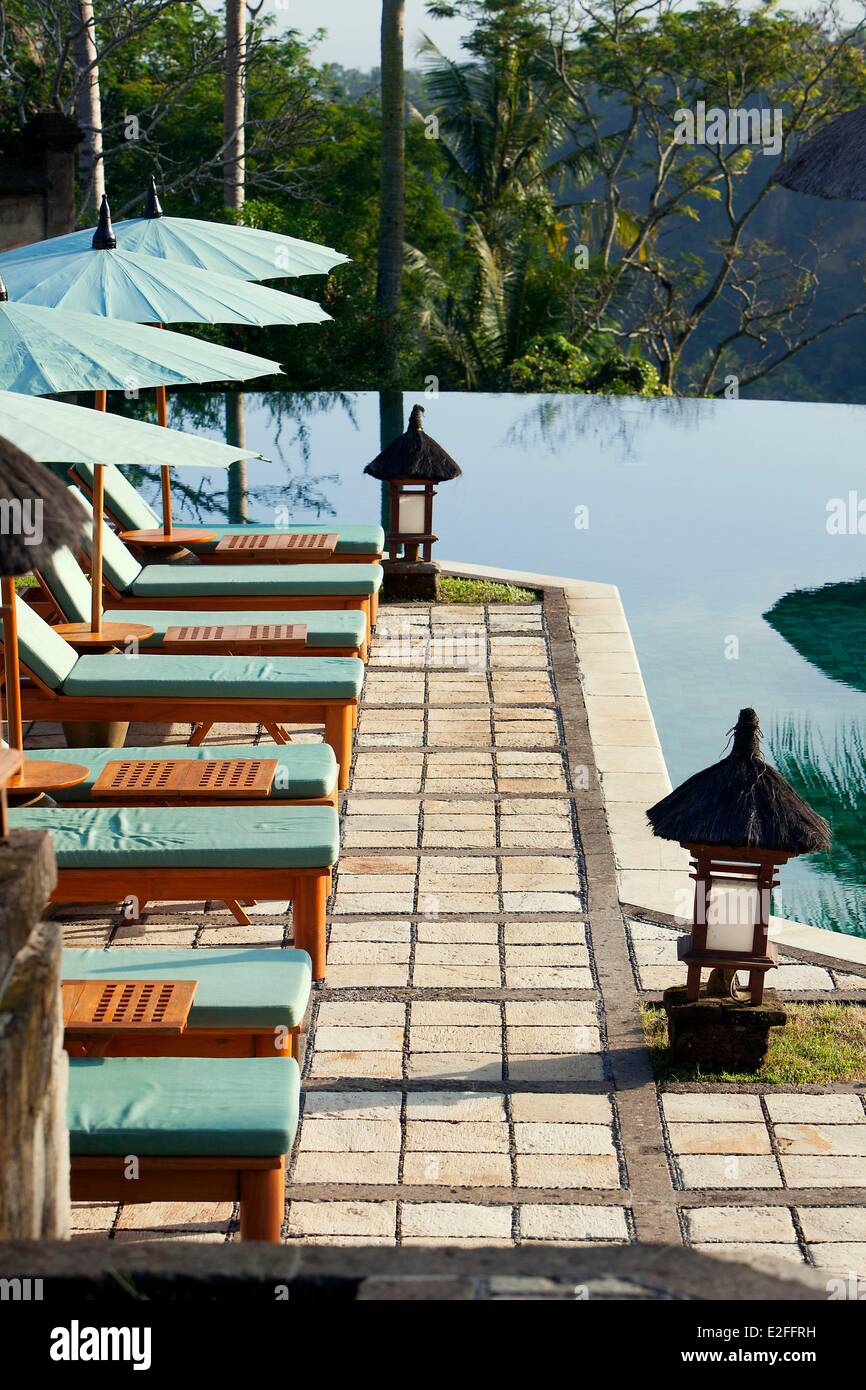 Indonesia, Bali, Ubud, Hotel Amandari, pool Stock Photo - Alamy