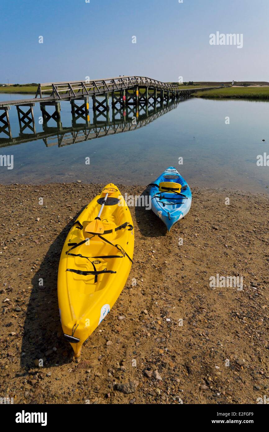 United States, Massachusetts, Cape Cod, Sandwich, The Boardwalk, board ...
