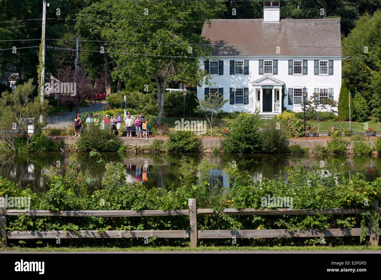United States, Massachusetts, Cape Cod, Sandwich, Water Street, guided ...