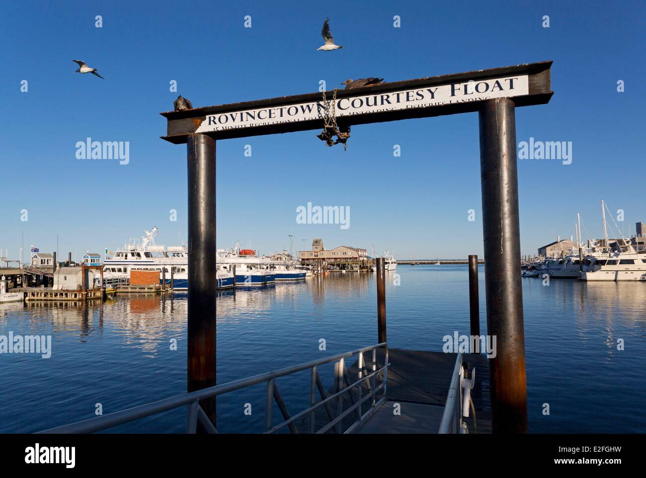 United States, Massachusetts, Cape Cod, Provincetown, port and ...