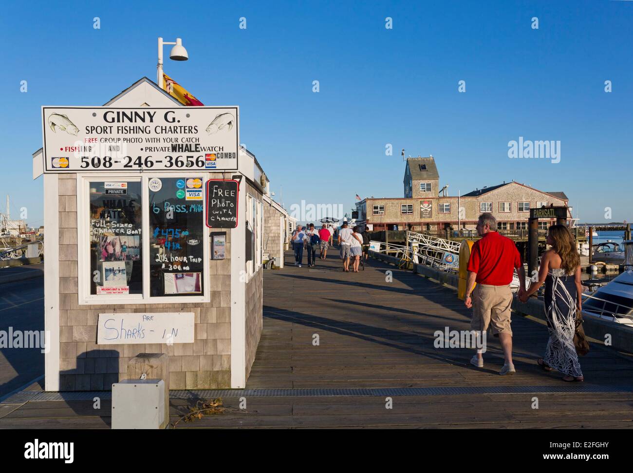United States, Massachusetts, Cape Cod, Provincetown, port and ...