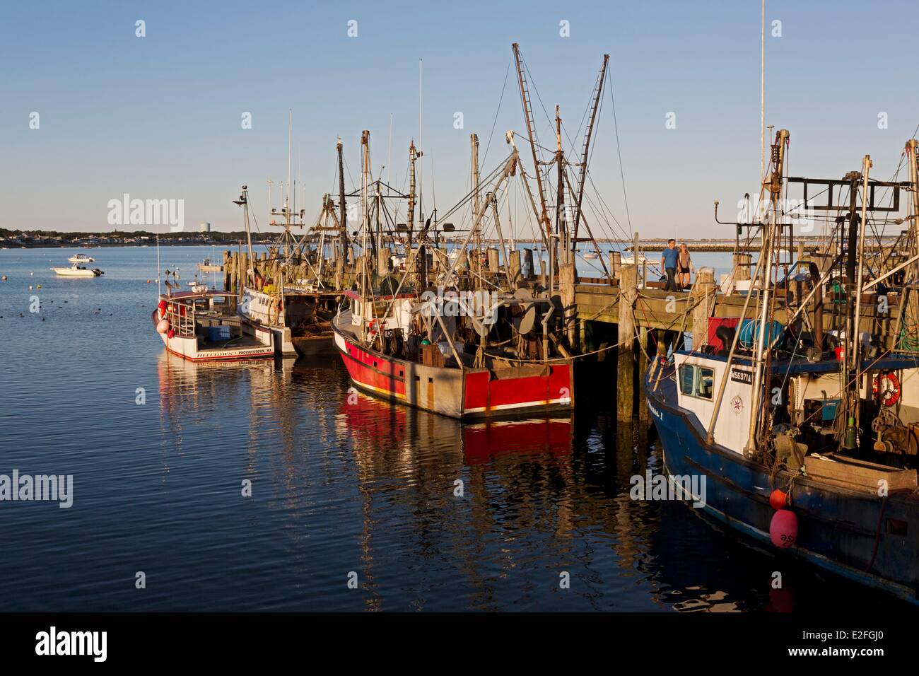 United States, Massachusetts, Cape Cod, Provincetown, fishing port ...