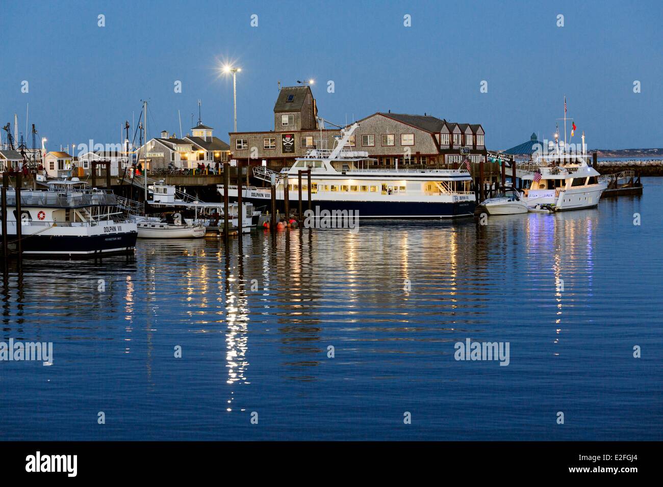 United States, Massachusetts, Cape Cod, Provincetown, port and ...