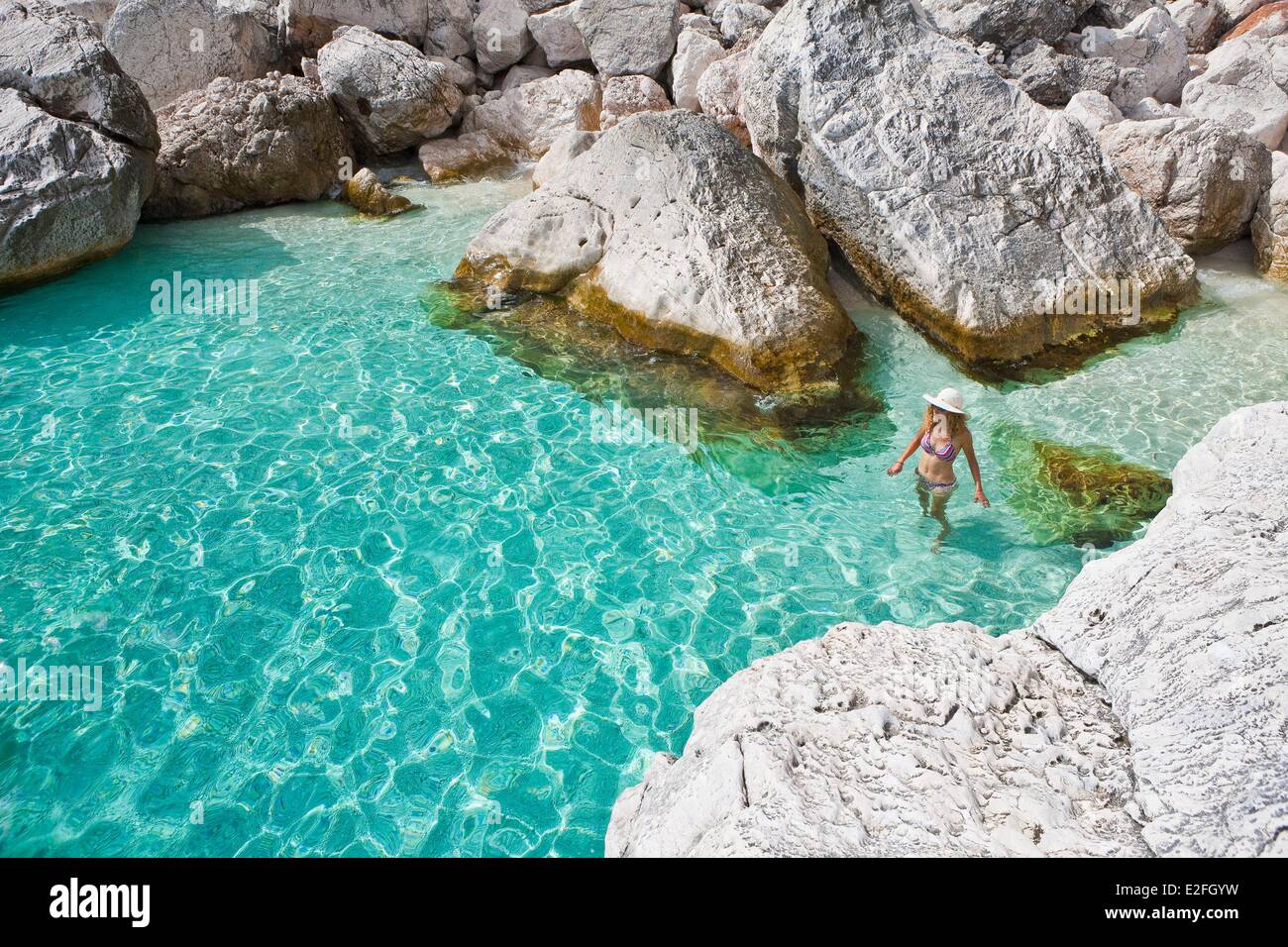 Italy Sardinia Nuoro province National Park of the Bay of Orosei and ...