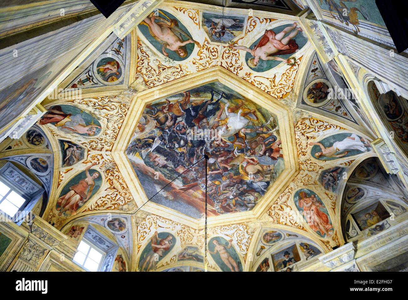 Italy Liguria Genoa Via Garibaldi Angelo Spinola palace is part of the ...