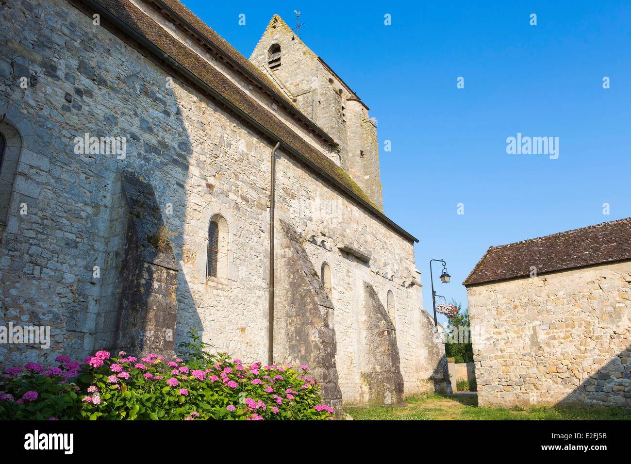 France, Seine et Marne, Grez sur Loing, 12th and 16th century Notre ...
