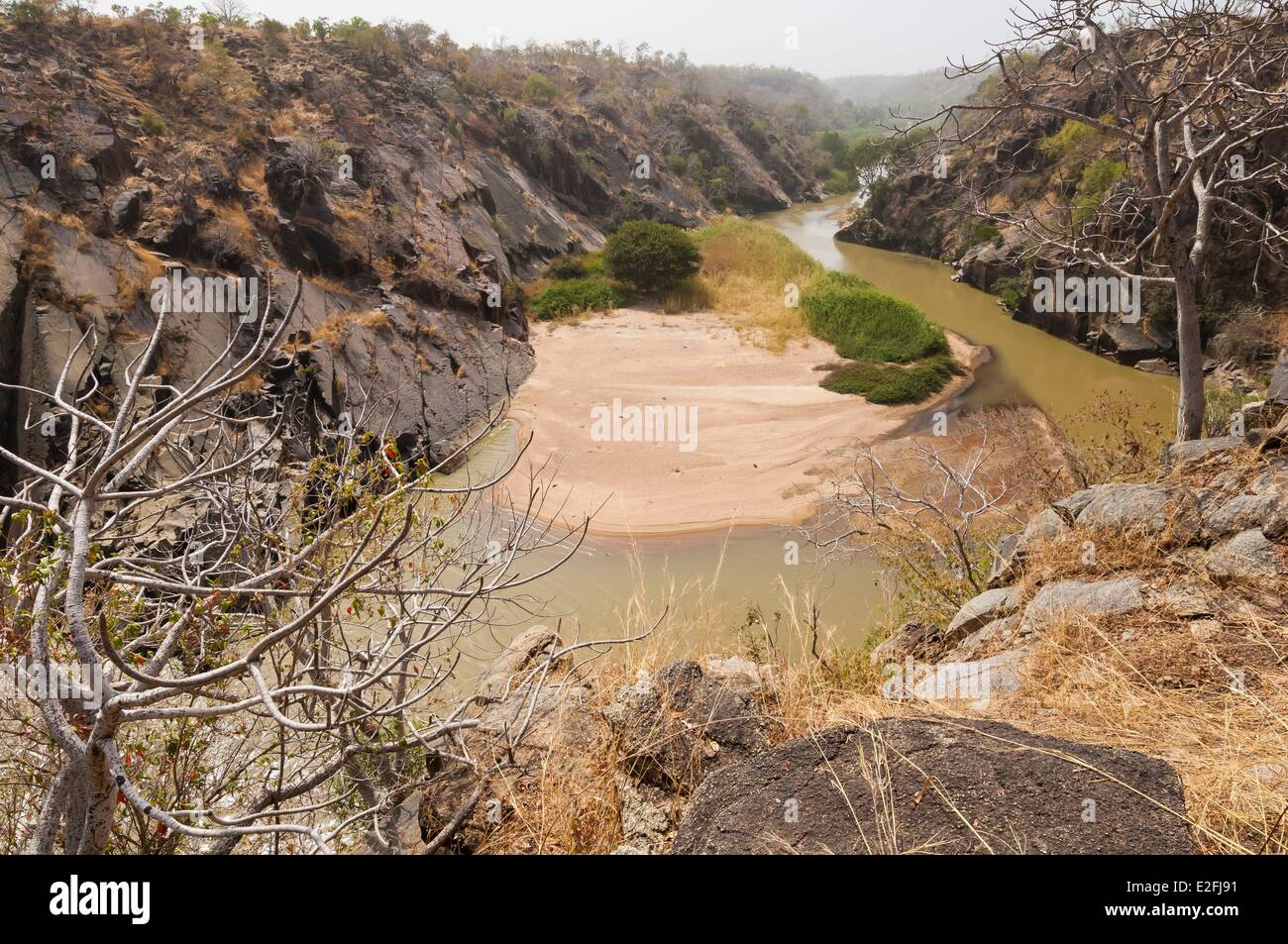 Chad, Sahel, Natural Reserve of Binder-Lere, Gauthiot waterfall, on the ...