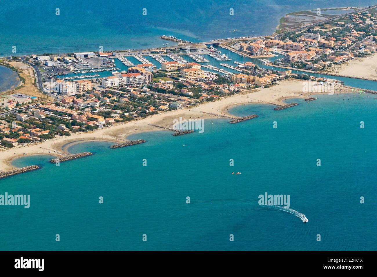 France, Herault, Frontignan (aerial view Stock Photo - Alamy